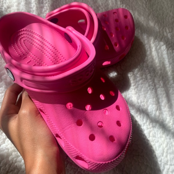 CROCS | Shoes | Used Pink Crocs | Poshmark